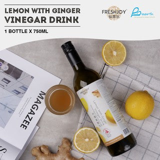 Freshjoy Lemon with Ginger Vinegar Drink 750ml/bottle – mylearthsg